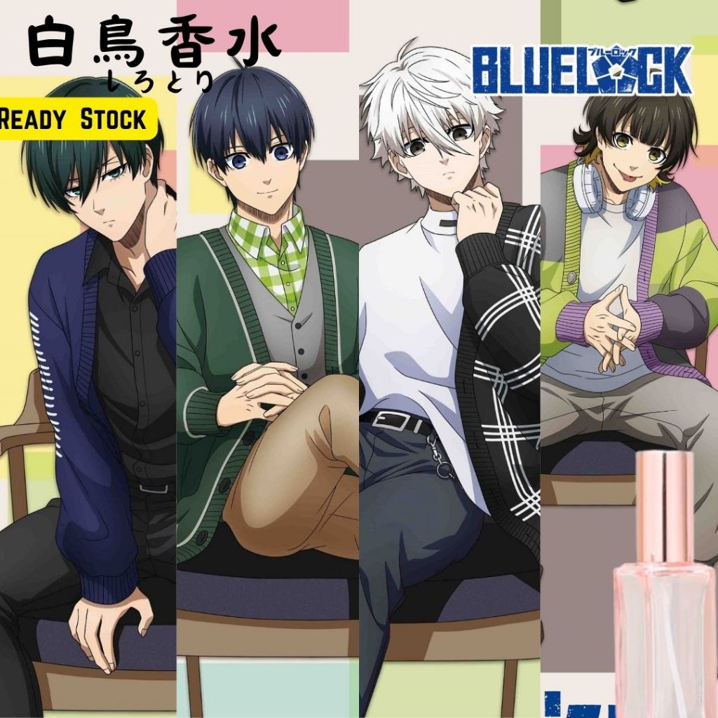 [ชิโรโทริ] น้ําหอมอนิเมะระดับพรีเมียม Blue Lock Rin,Isagi, Shidou ...