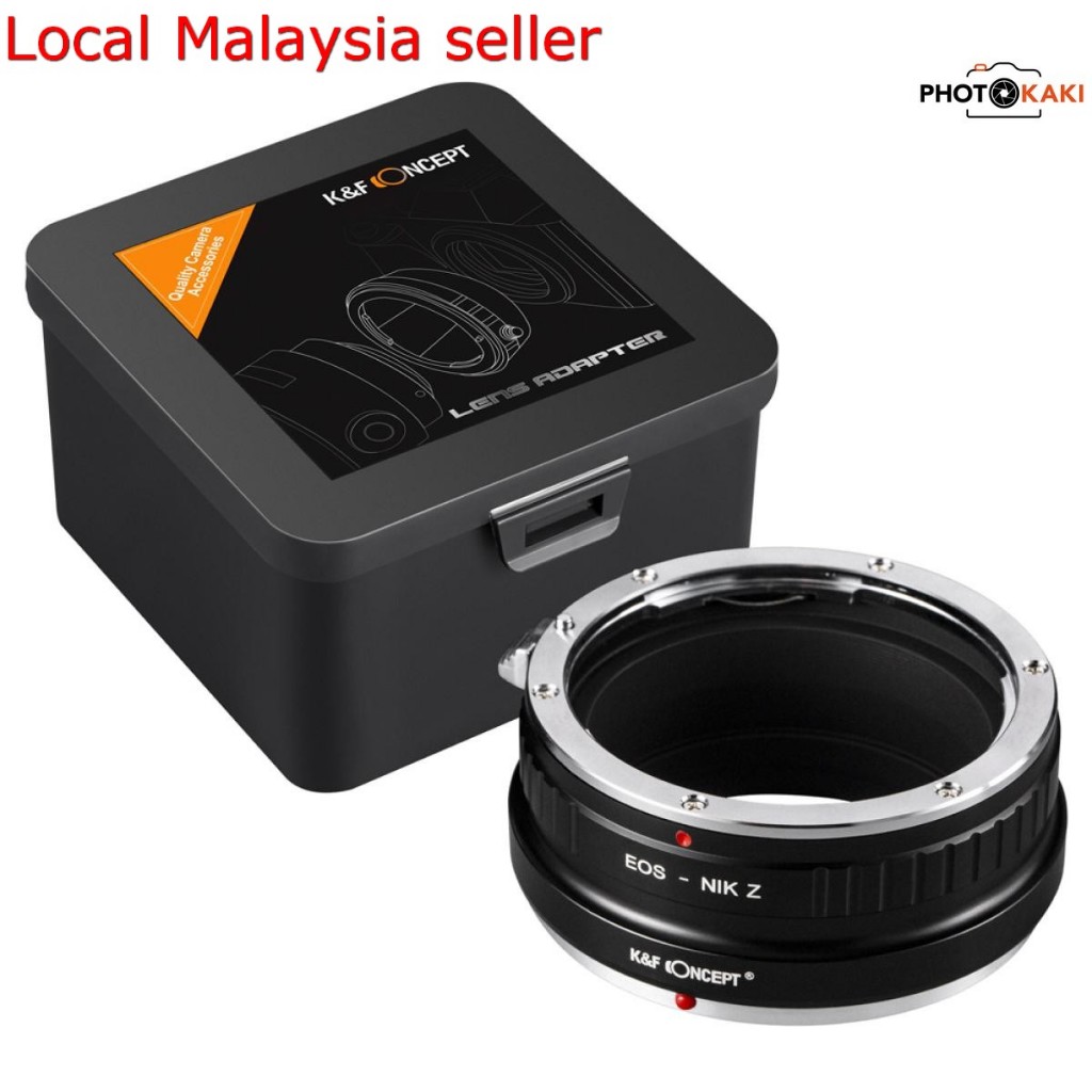 K&F Concept เลนส์ Canon Ef ไปยังอะแดปเตอร์กล้อง Nikon Z, Ef-s, EOS, mirrorless, Z30 Z50 Z5 Z6 Z7 ...
