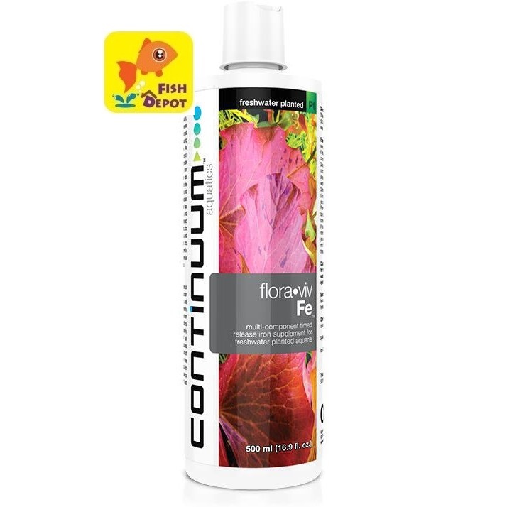 Continuum Aquatics Flora•Viv Fe ปุ๋ยพืชเหล็ก Aquascape 125ml / 250ml / 500ml | Shopee Thailand