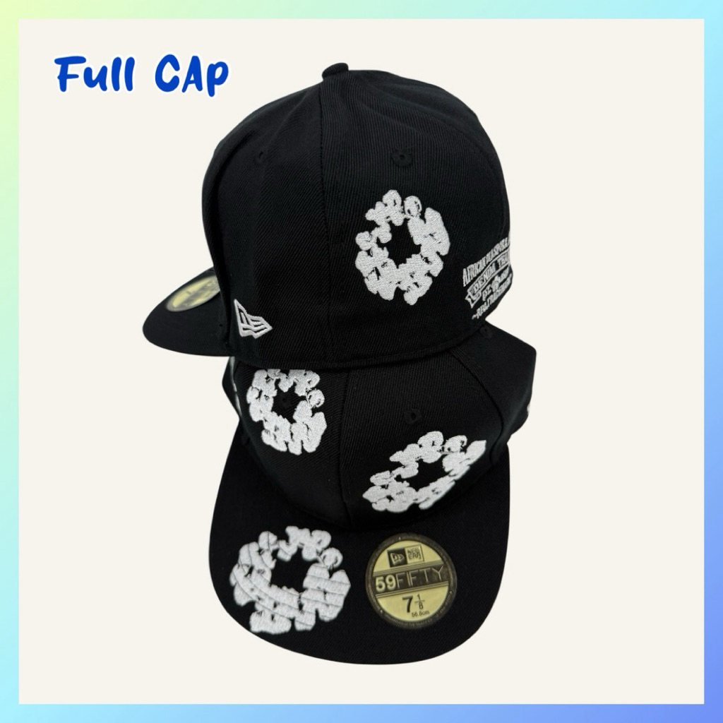 Full Cap Topi ติดตั้ง Sulam เย็บปักถักร้อยโลโก้ Street สไตล์ | Shopee ...