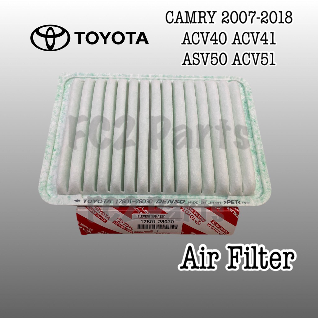 ญี่ปุ่นโตโยต้ากรองอากาศCamry (2007-2018) ACV40 ACV41 ASV50 ACV51 17801 ...