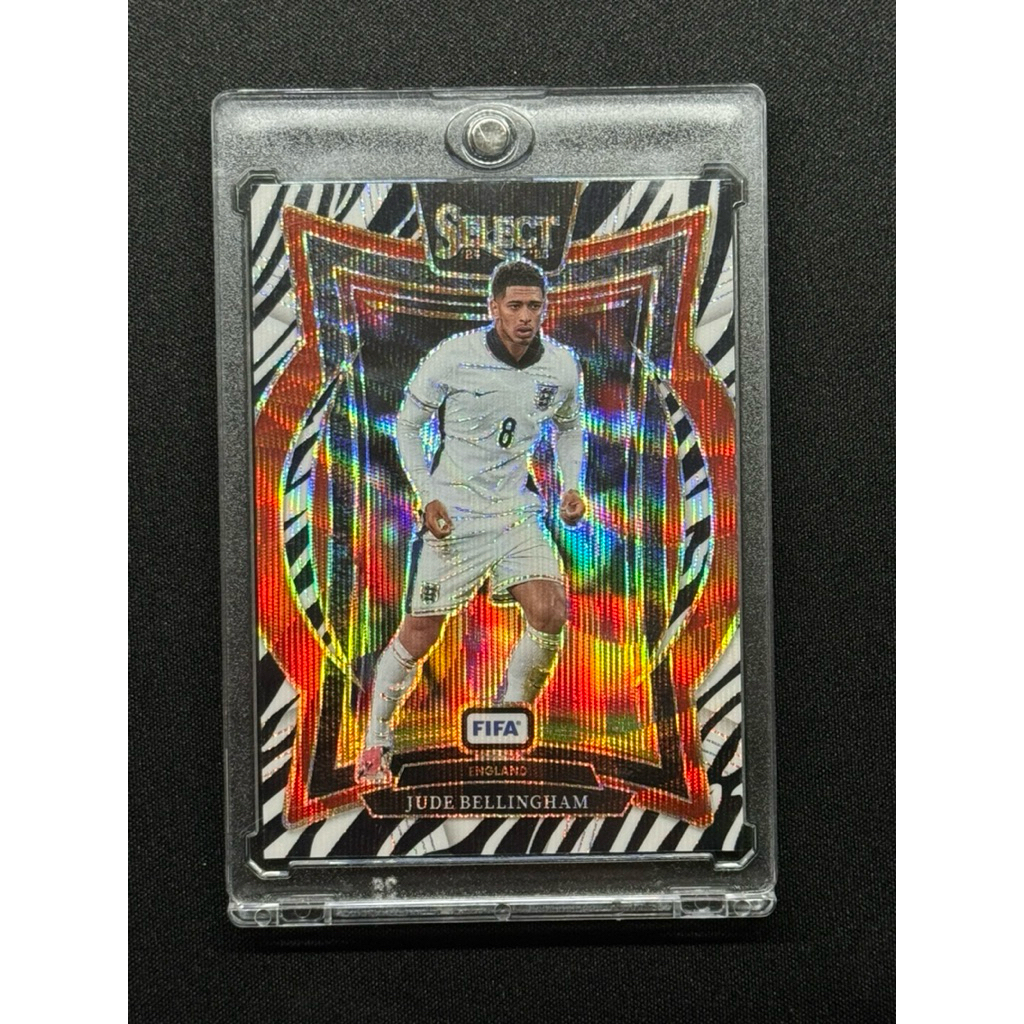 2024-25 Panini Select FIFA Jude Bellingham 67 Terrace Zebra Prizm SSP ...