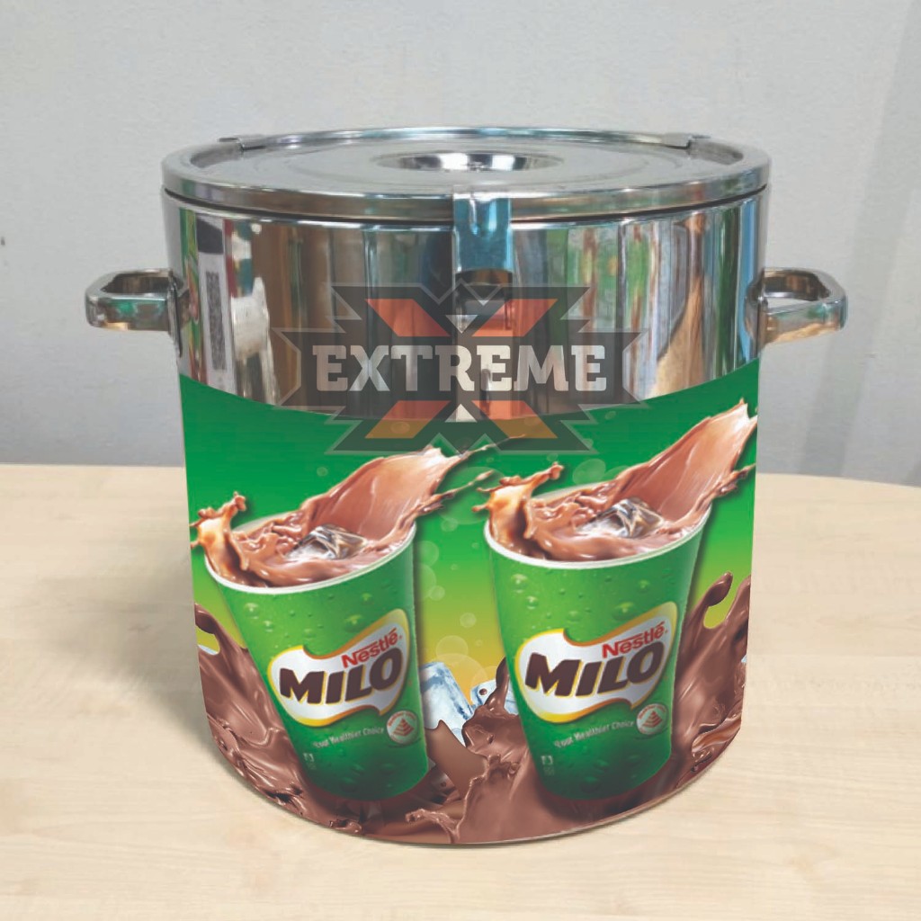 สติ๊กเกอร์ BALANG STEEL MILO NEW DESIGN ขนาด 35inci x 10inci Kalis ...