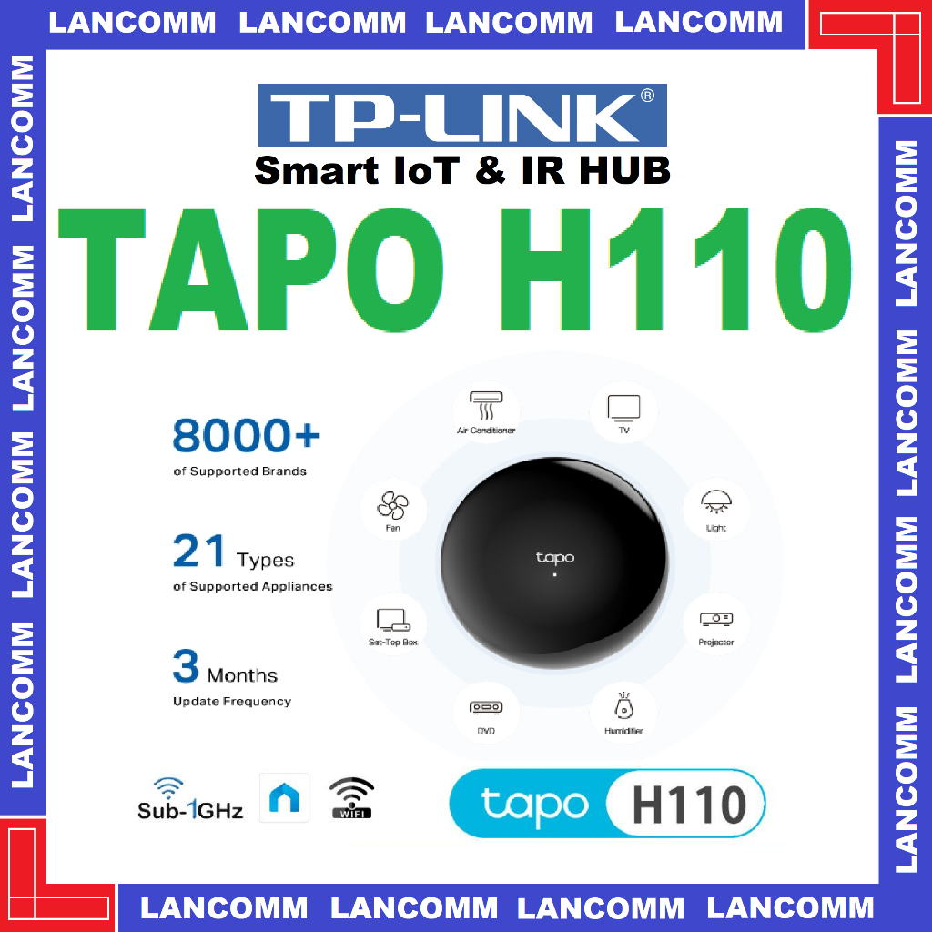 TP-LINK Tapo H110 Smart IR & IoT Hub พร้อมคอนโทรลเลอร์ Infra-red | Shopee Thailand