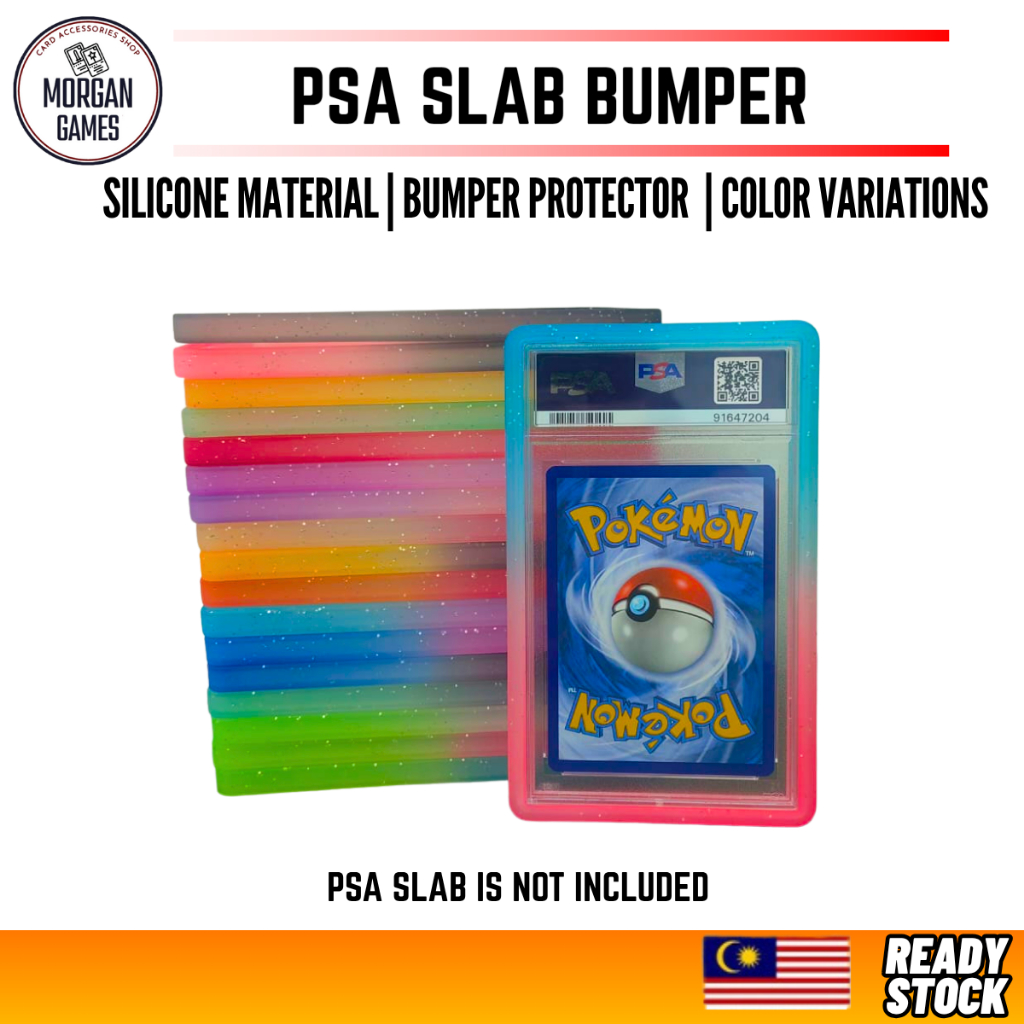 Morgan Games Hard Pokemon Slab Guard – PSA Slab Bumper Protector Drop ...