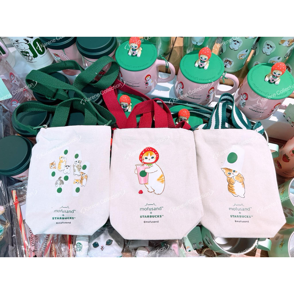 Starbucks x Mofusand Exclusive 2025 Collection Strawberry Cat Tumbler ...