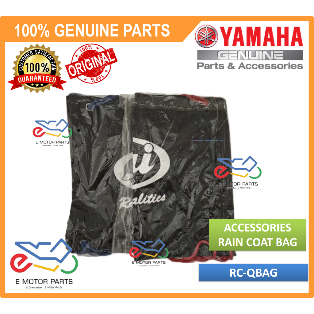 LIMITED EDITION RAINCOAT RAIN COAT BAG MOTOR GP YAMAHA FACTORY RACING ...