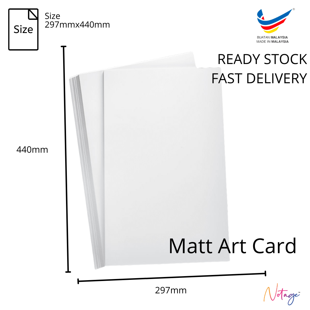 250gsm Matt Art Card 100PCS ขนาดใหญ่พิมพ์ดิจิตอลการ์ดคุณภาพสูง 2 ด้าน ...