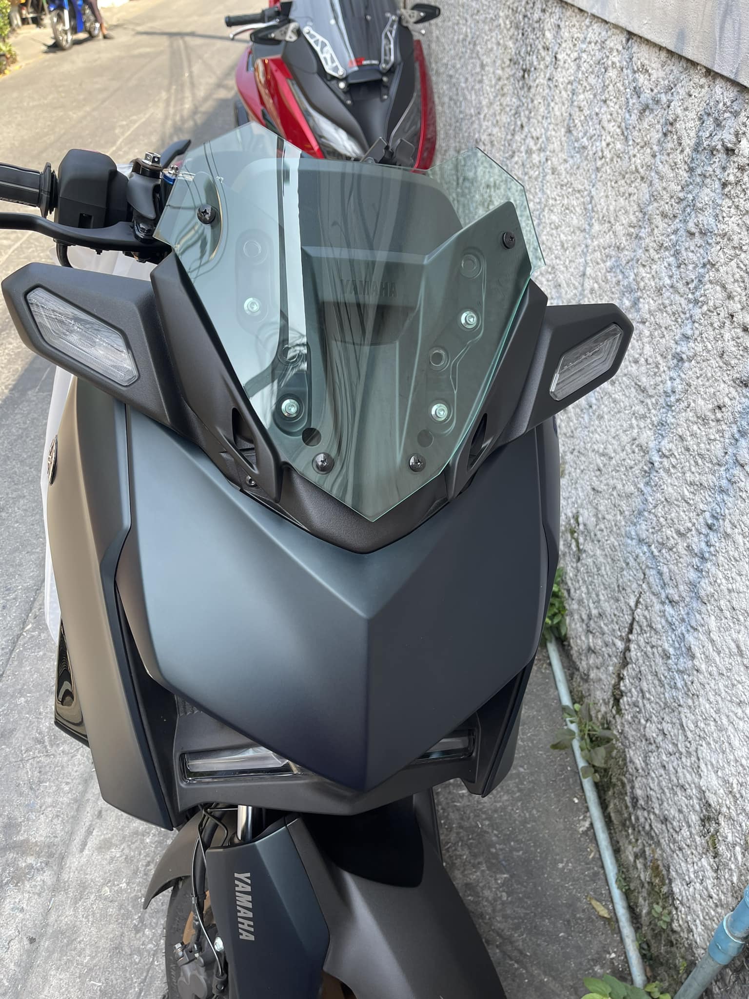 Xmax V2 Batman windshield Tanduk Version Yamaha Xmax 2023 กระจกบังลม ...