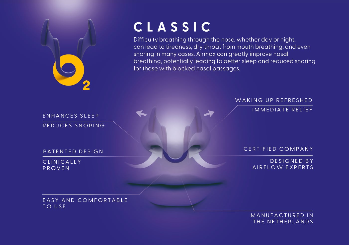 Airmax Nasal Dilator Classic | Anti Snoring Snore Stopper Nose Clip ...