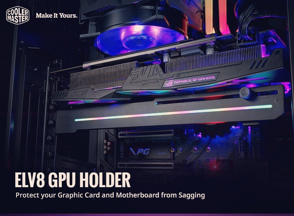Cooler Master ELV8 ที่วางการ์ดกราฟิกอเนกประสงค์ | Shopee Thailand