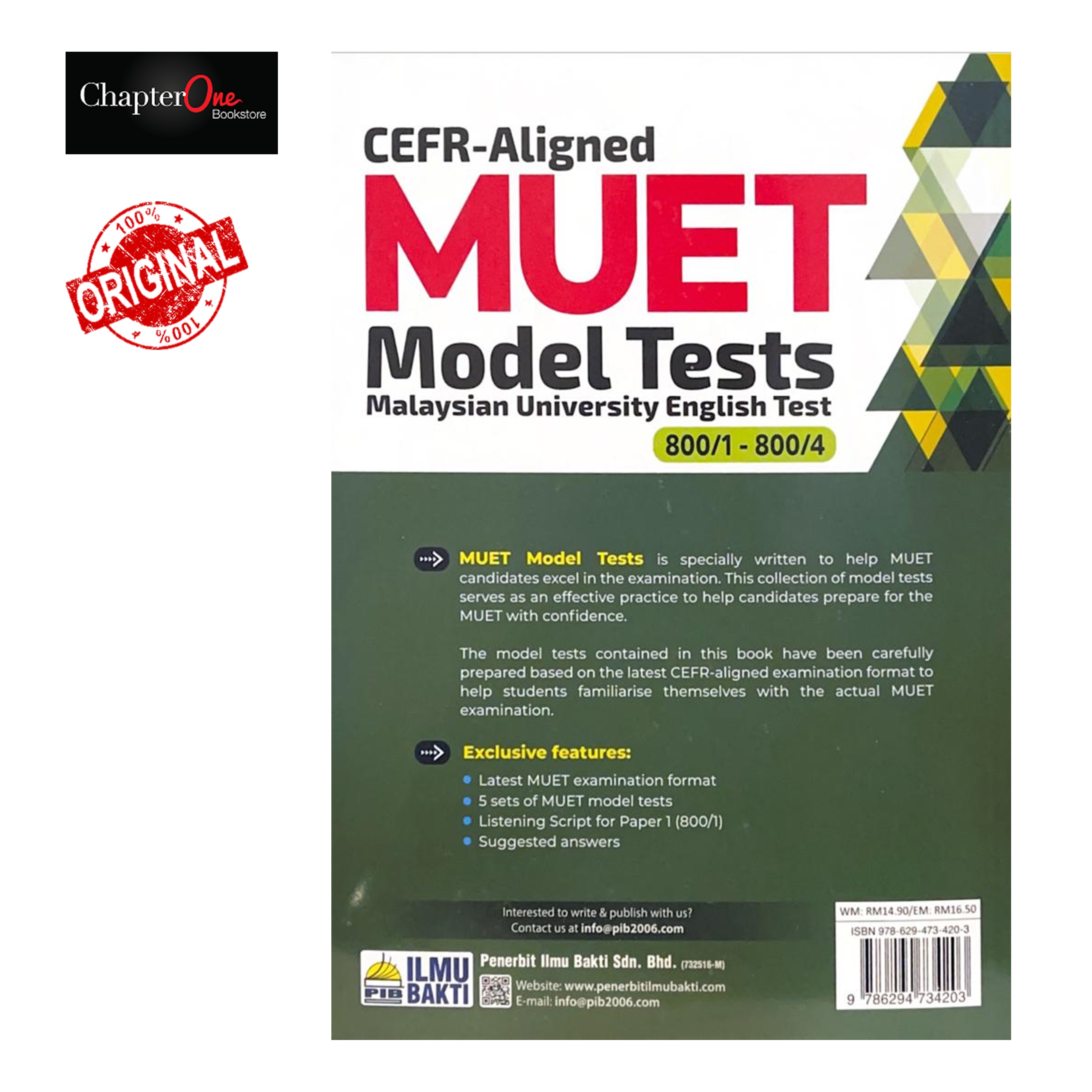[Ilmu Bakti] MUET Model Tests CEFR-ทดสอบภาษาอังกฤษมหาวิทยาลัยมาเลเซีย ...