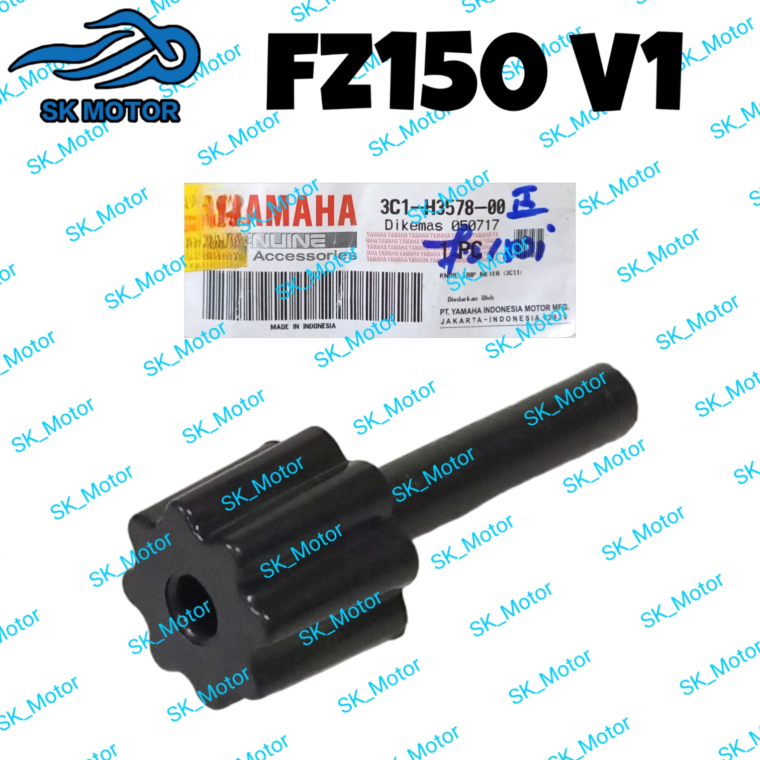 Yamaha FZ150 V1 เมตรภายใต้ Speedometer เลนส์ฝาครอบด้านบน Kaver KNOB 3C1 ...