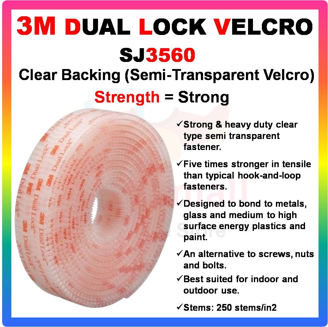 3M SJ3551 SJ3560 SJ4570 Dual Lock Heavy Duty Velcro เทปกาวสายรัดยึด ...