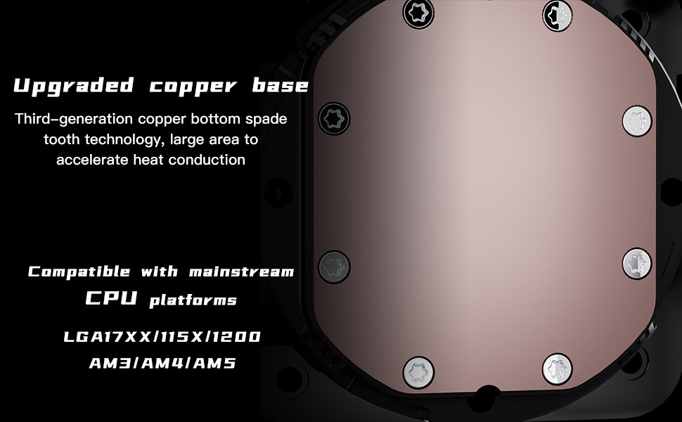 Jungle Leopard AstroBeat Digital CPU Aio Cooler 240mm 360mm สีดํา/ขาว ...