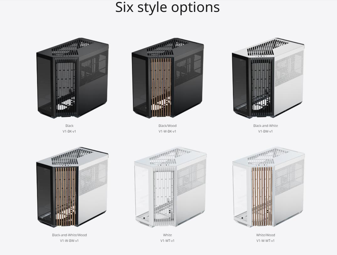 APNX V1 DUAL CHAMBER ATX DESKTOP PC CASE / CASING ( ไม่มีพัดลมให้ ...