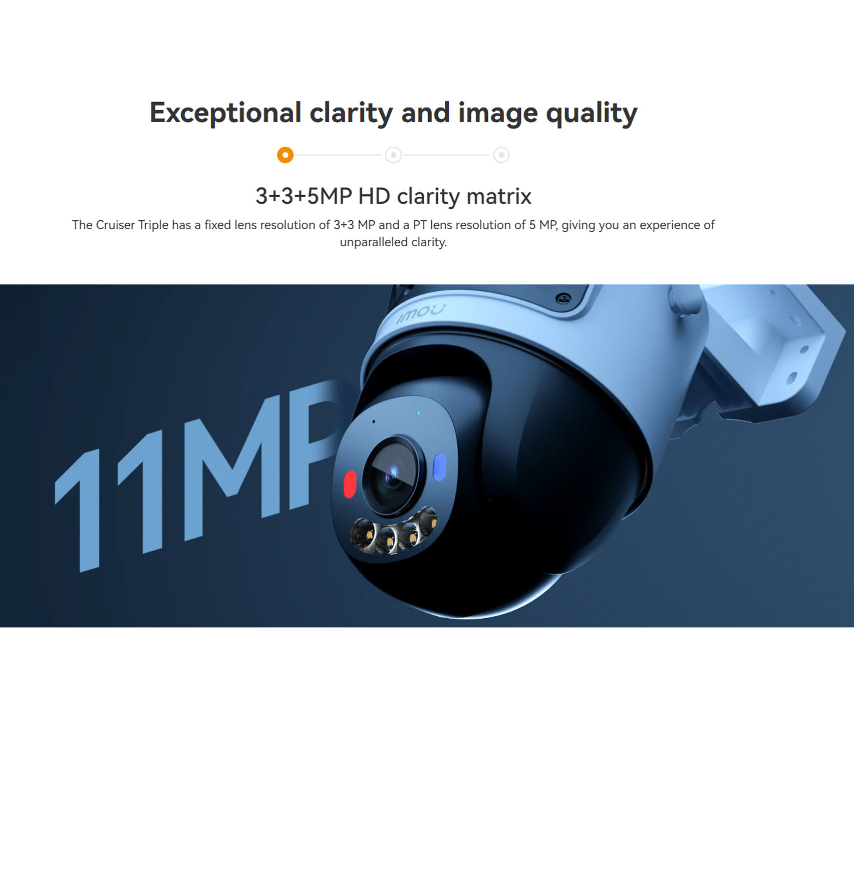 IMOU Cruiser Triple เลนส์ 5MP PTZ 2x 3MP Fix กล้องวงจรปิด Dual เลนส์ ...