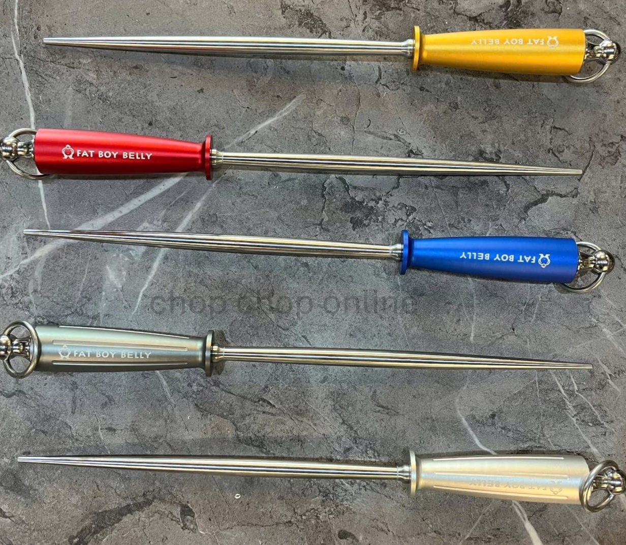 Fat Boy Belly 10" Honing Steel Rod Batang Asah Pisau Keluli Jerman ...