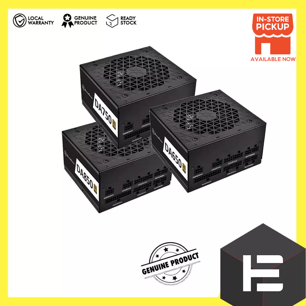 Silverstone DA650 , DA750 , DA850 80+ พาวเวอร์ซัพพลาย แบบเต็มโมดูลาร์ ( 650W / 750W / 850W ...