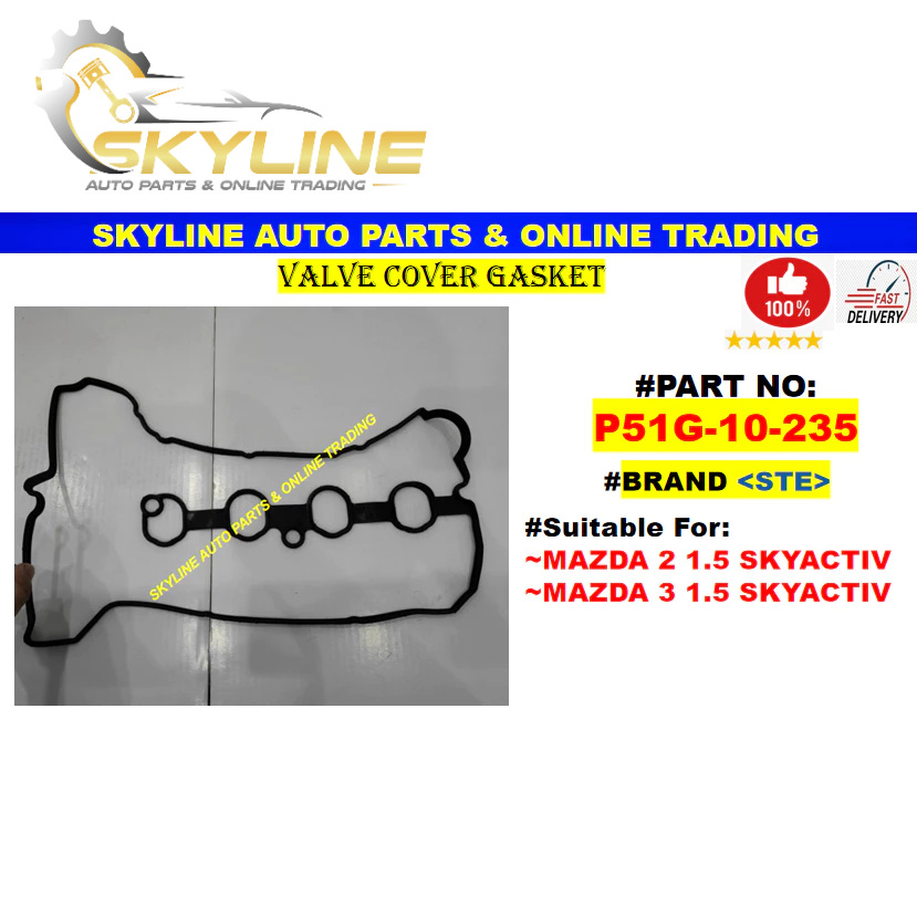 ปะเก็นฝาครอบวาล์ว P51G-10-235 และซีลเซนเซอร์ VVTI Mazda 2 1.5 SkyActiv ...