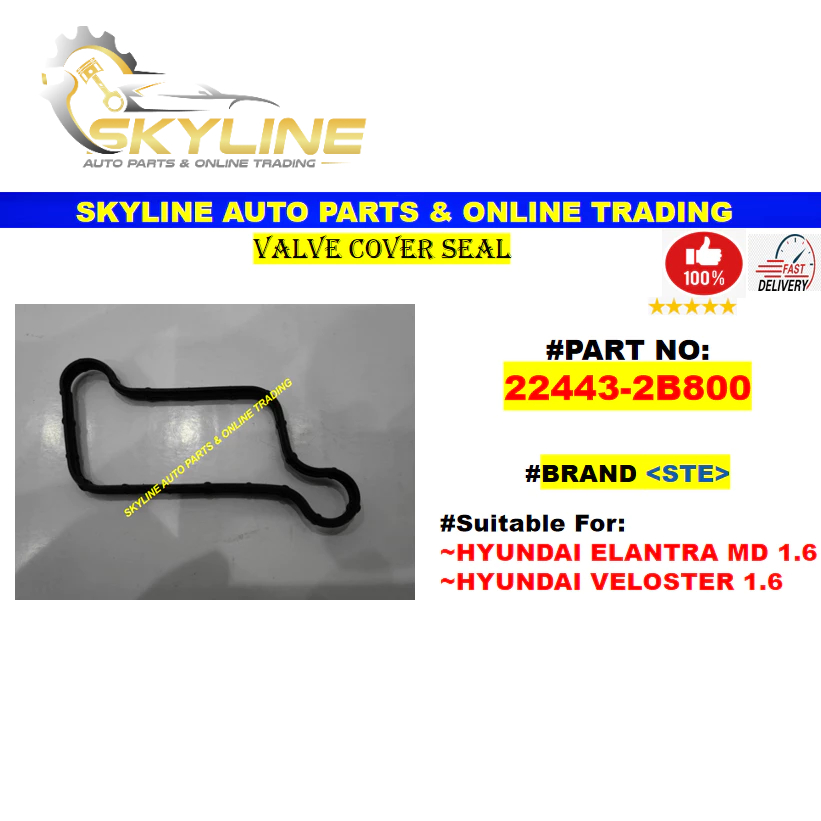 ฝาครอบวาล์วโอริง 22443-2B800 สําหรับ Hyundai Elantra MD 1.6 Hyundai Veloster 1.6 Kia Cerato K3 1 ...