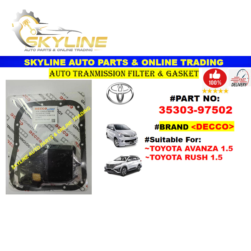 35303-97502 Toyota Avanza 1.5 / Rush 1.5 ตัวกรองการปล่อยค่าอัตโนมัติ ...