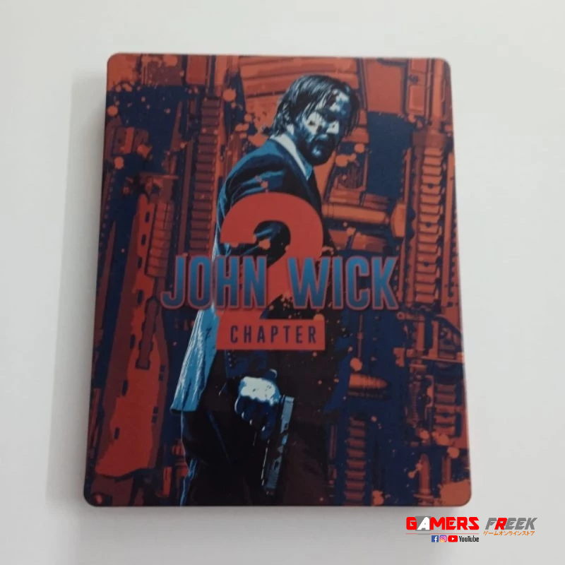 John Wick Chapter 2 Blu-Ray DVD Digital Exclusive Steelbook Limited Edition Steelbook | Shopee ...