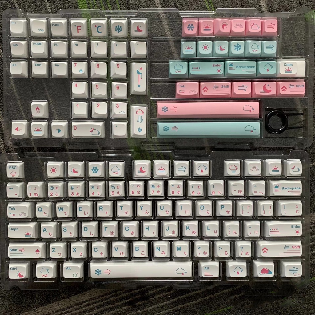 PBT คีย์บอร์ดแบบกลไก XDA/MDA/Cherry Profile สำหรับ Gateron Cherry MX ...