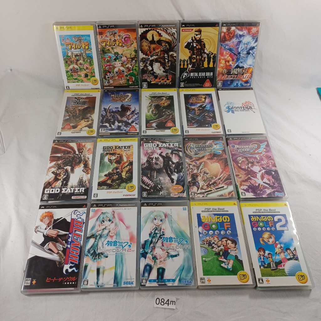 Sony Psp Lot Of 20 เกมยอดนิยม นําเข้าจากญี่ปุ่น Ntsc-J ผ่านการทดสอบ ...