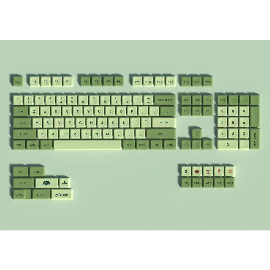 PBT คีย์บอร์ดแบบกลไก XDA/MDA/Cherry Profile สำหรับ Gateron Cherry MX ...