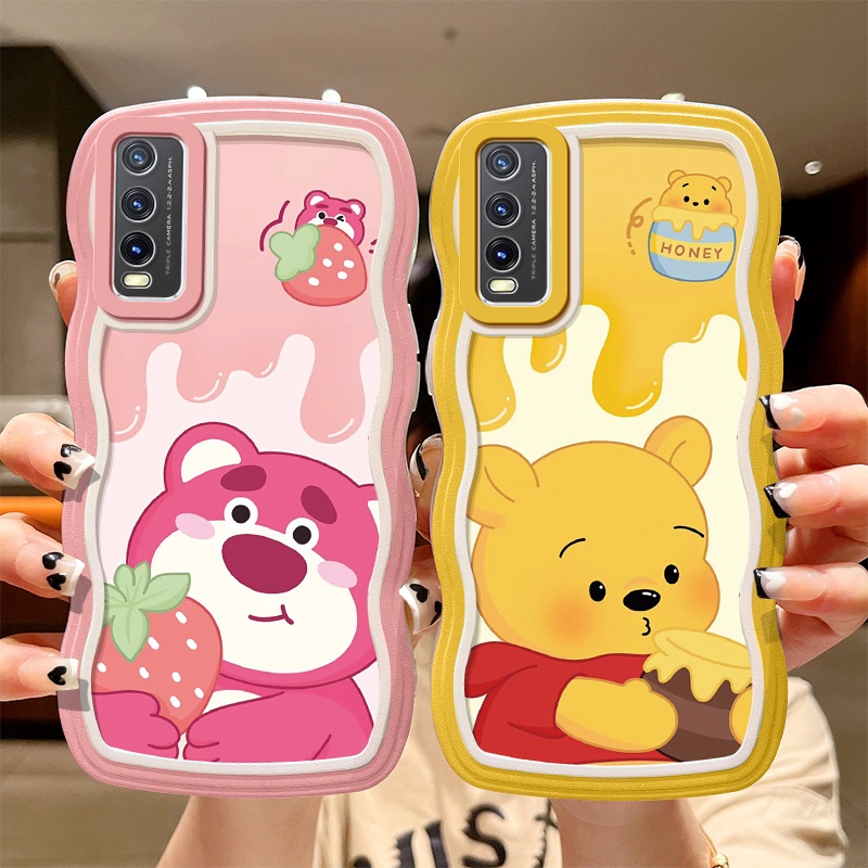 เคสโทรศัพท์มือถือ กันกระแทก ลายการ์ตูนคลื่นน่ารัก สําหรับ vivo Y76 5G ...