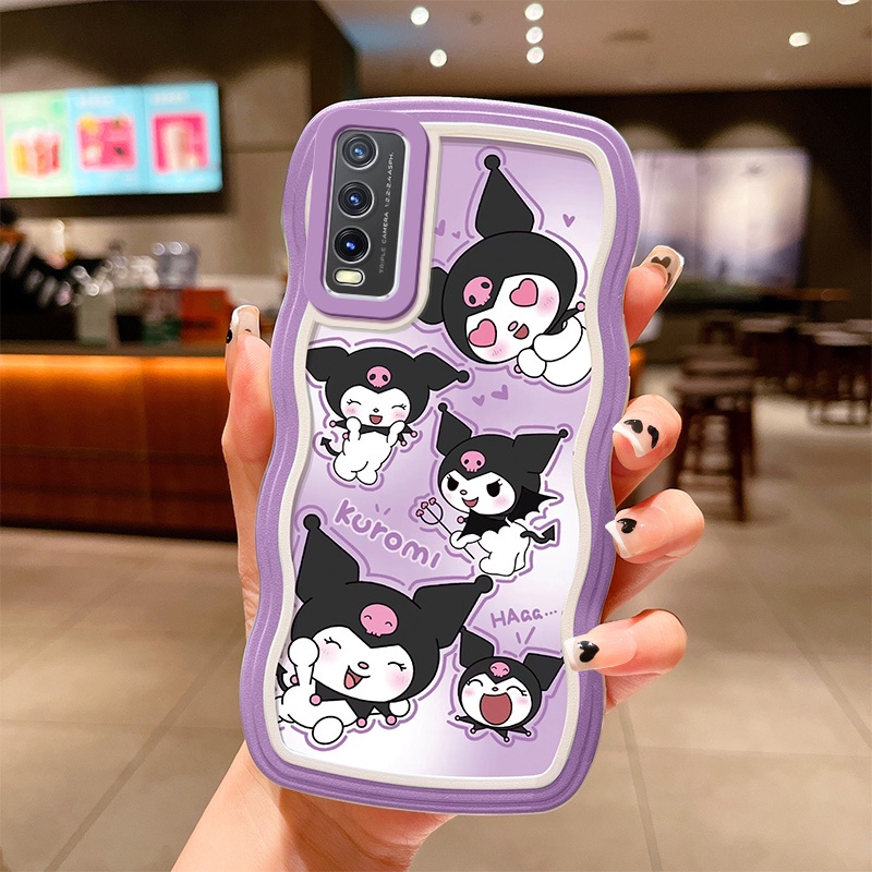 เคสโทรศัพท์มือถือ กันกระแทก ลายการ์ตูนคลื่นน่ารัก สําหรับ vivo Y76 5G ...