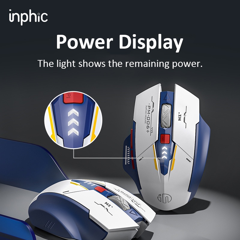 Inphic F9/M6P 2.4G Wireless Mouse เมาส์เกมมิ่งไร้สาย แบบชาร์จไฟ สําหรับ ...