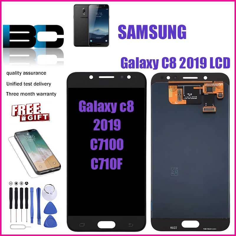 หน้าจอแสดงผล LCD 5.5 นิ้ว แบบเปลี่ยน สําหรับ Samsung Galaxy C8 LCD 2019 ...