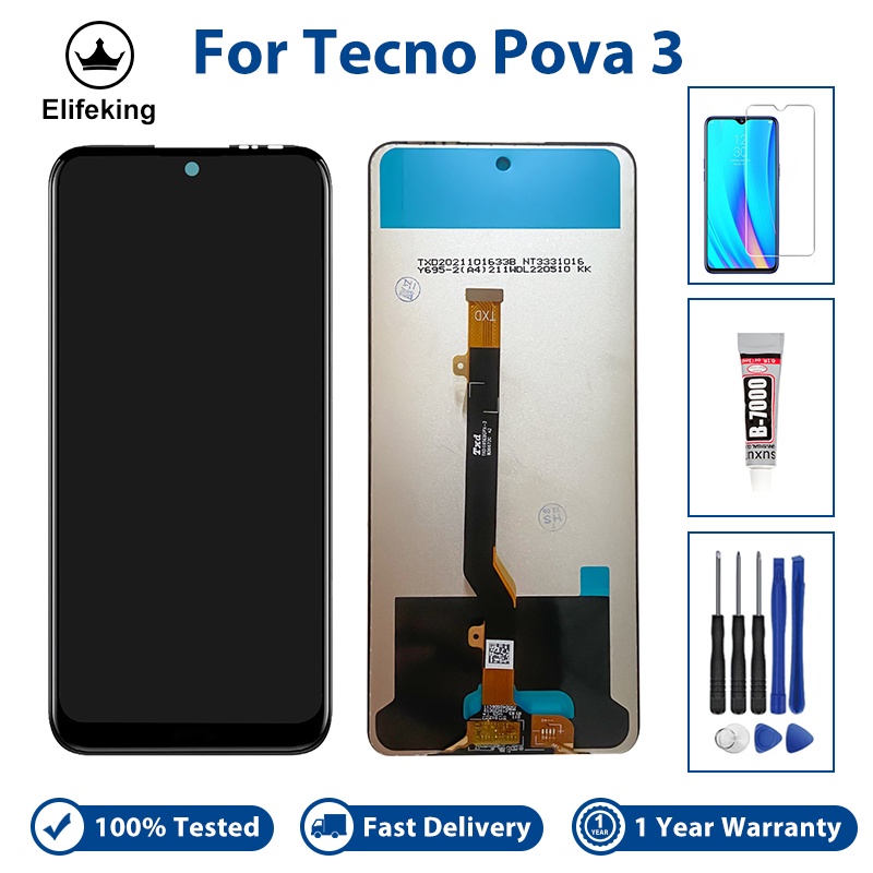 หน้าจอสัมผัส LCD 6.9 นิ้ว แบบเปลี่ยน สําหรับ Tecno Pova 3 LF7n | Shopee ...