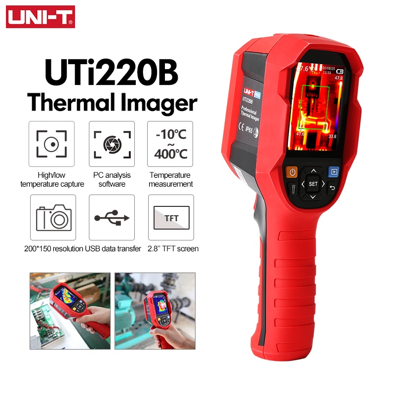กล้องความร้อนอินฟราเรด UNI-T UTI220B Thermal Imager 200x150 Pixel ... กล้องความร้อนอินฟราเรด UNI-T UTI220B Thermal Imager 200x150 Pixel ...