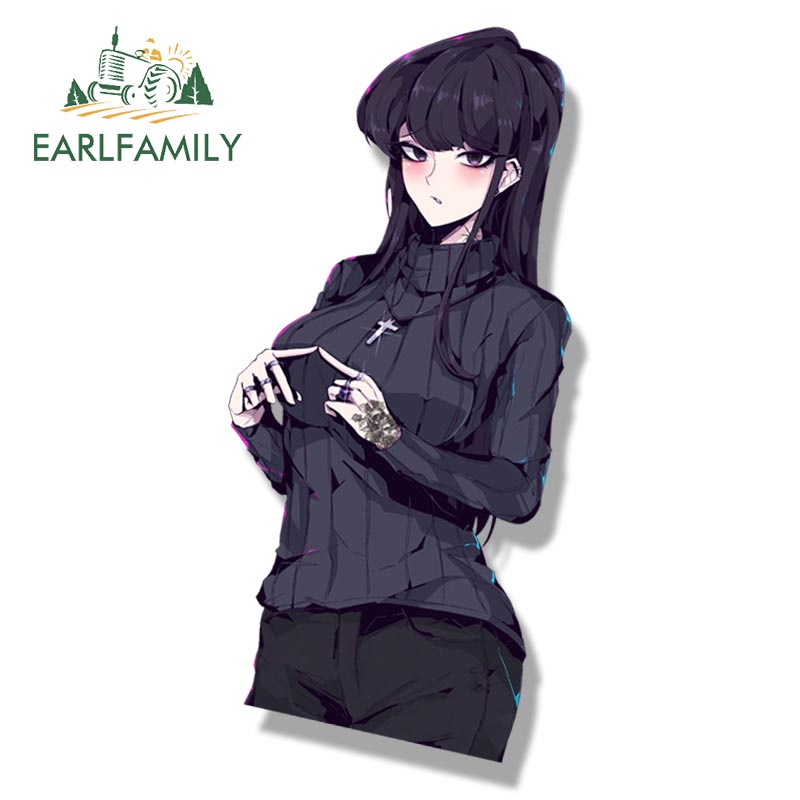 Earlfamily Gothic Komi-san Fanart รถสติกเกอร์อะนิเมะ Komi สามารถt ...