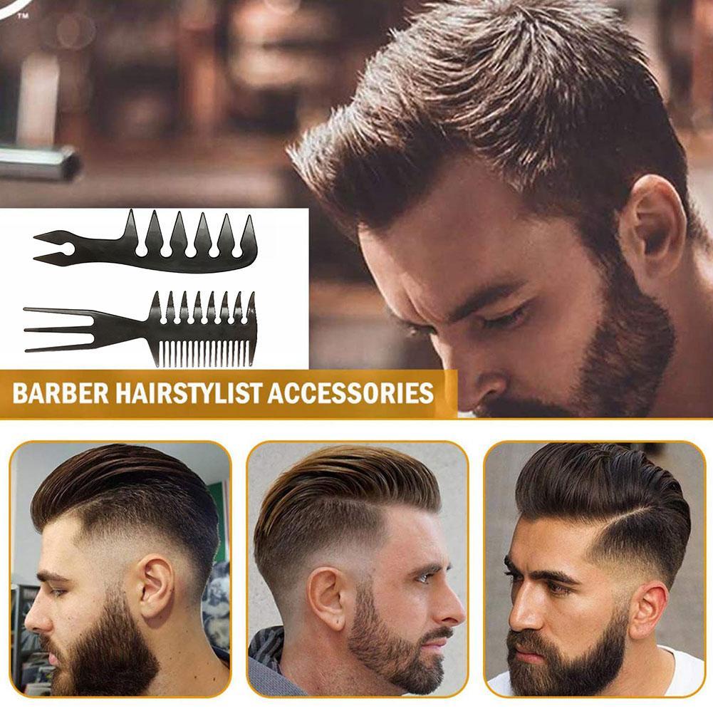 Beard Template Right Angle Comb Men's Retro Back Hair Artifact Texture ...