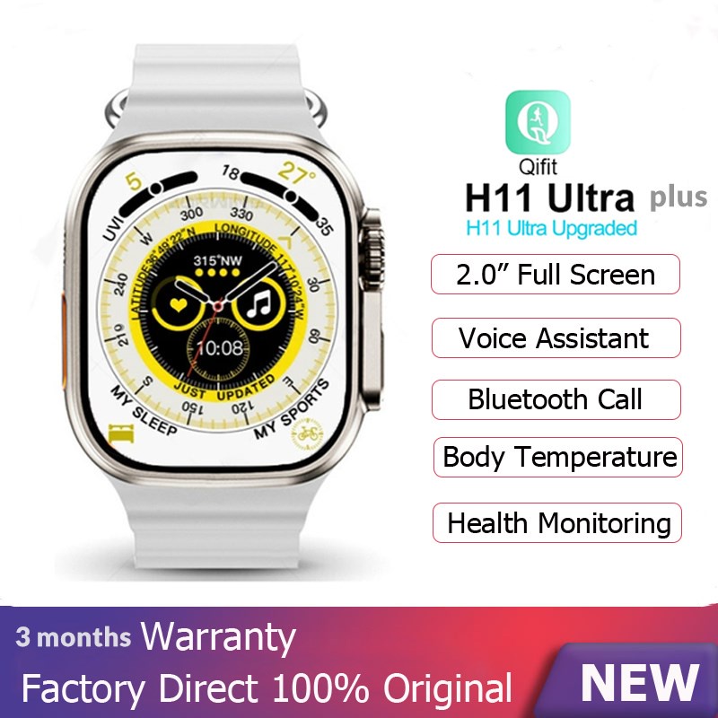 ใหม่ นาฬิกาข้อมือสมาร์ทวอทช์ H11 Ultra Plus H11 Ultra+ Series 8 49 มม. ...