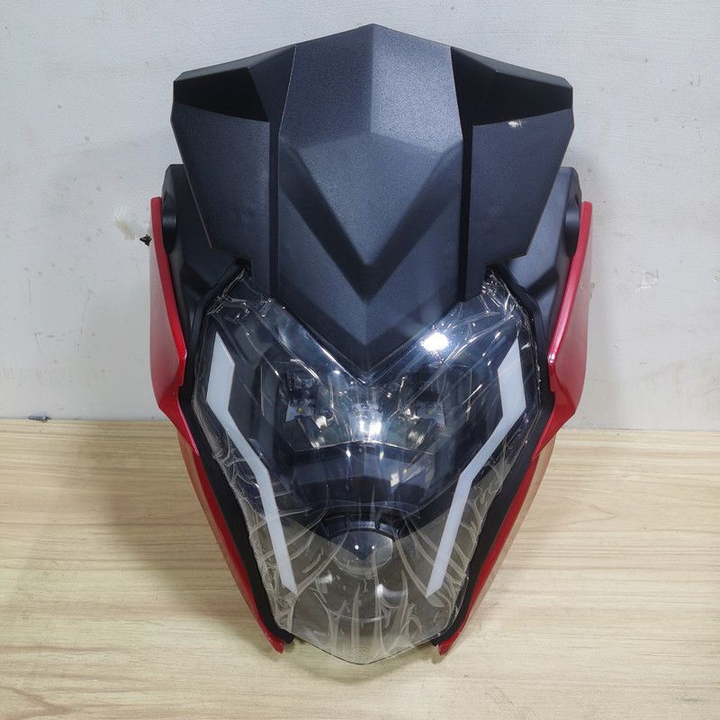 ∋เหมาะสำหรับชิ้นส่วนรถจักรยานยนต์ Haojiang HJ150-7A Hyun Shadow Country Four EFI ไฟหน้า Hood ...