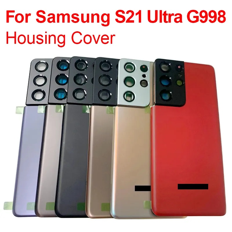 สําหรับ Samsung S21 Ultra 5G G998 G998F ด้านหลังกรณีแบตเตอรี่ปกหลัง ...