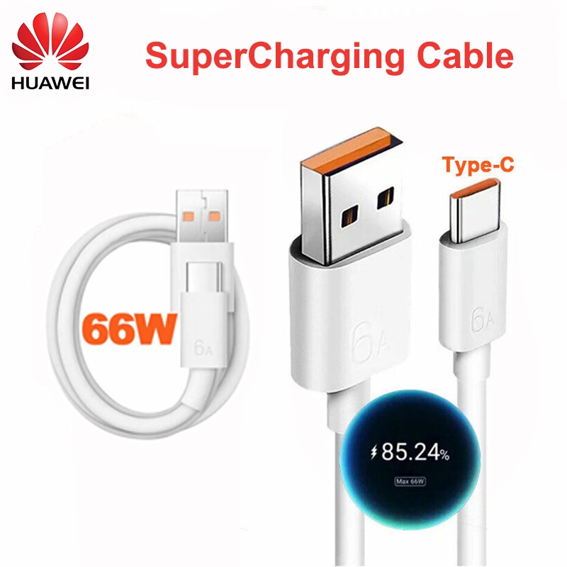 Original Huawei Mate 50 40 66W Super Charger 6A Supercharge USB Fast ...