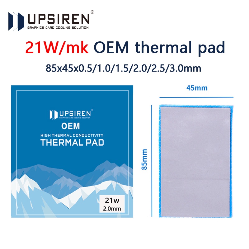 Upsiren OEM 21W 85x45mm Cooling Pad สําหรับ CPU GPU การ์ด Water Cooling ...