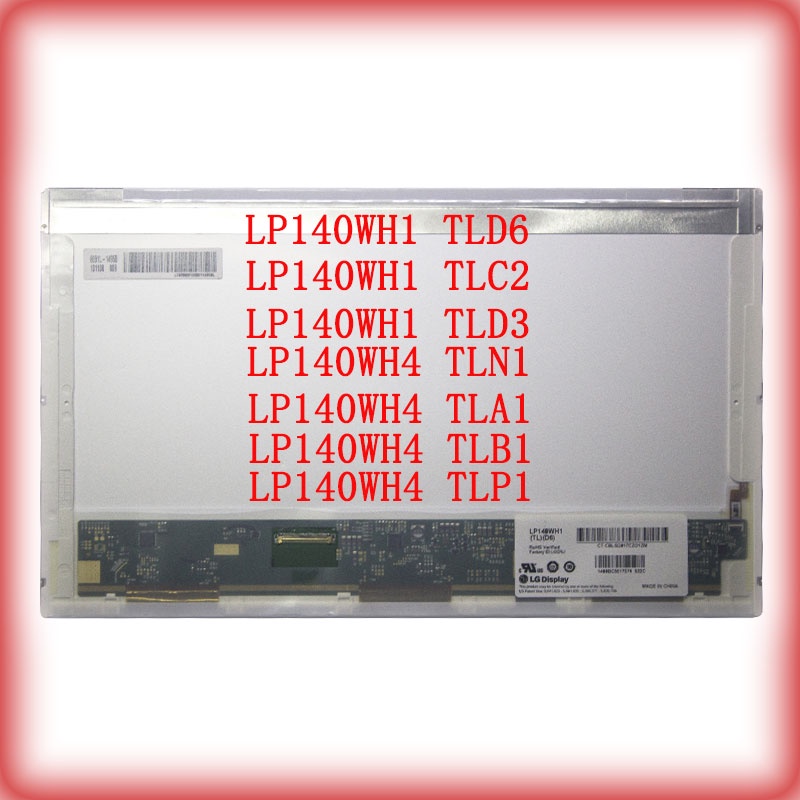 14 นิ้ว 40 - pin LP140WH1 TLD6 LP140WH1 TLC2 LP140WH1 TLD3 LP140WH4 ...