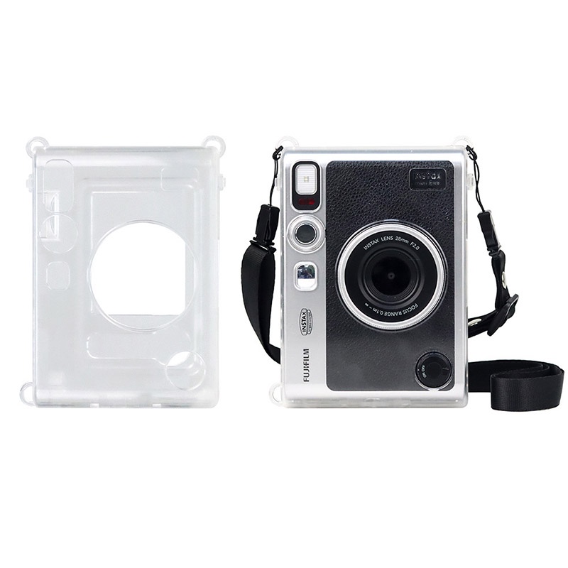 กล่องใสสำหรับ Fujifilm Tax Mini EVO Tant Film กล้อง Crystal Hard Shell ...