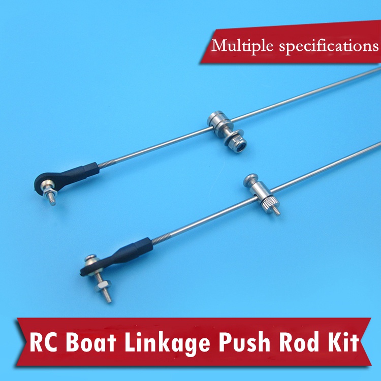 Rc เรือ 2 มม.3 มม.PUSH Rod Kit รวม M2 M3 ปลายก้านพลาสติก + Linkage ...