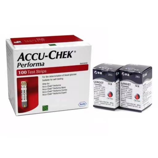 Accu Chek Performa แถบทดสอบ 50 / 100 แผ่น (EXP:Latest) Accuchek ...