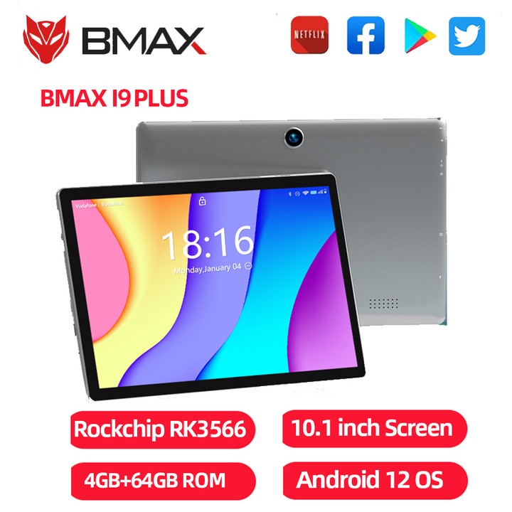 Bmax MaxPad I9 Plus Android 12 GPU G522EE แรม 4GB รอม 64GB 10.1 นิ้ว Allwinner RK3566 Quad Core ...