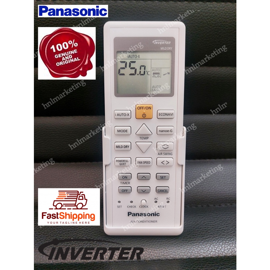 รีโมทคอนโทรลเครื่องปรับอากาศ panasonic a75c07360 a75c03550 iauto ...