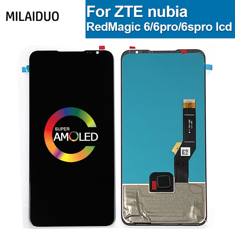 Original Amoled สําหรับ ZTE Nubia Red Magic 6 / 6 Pro / Red Magic 6R จอ ...